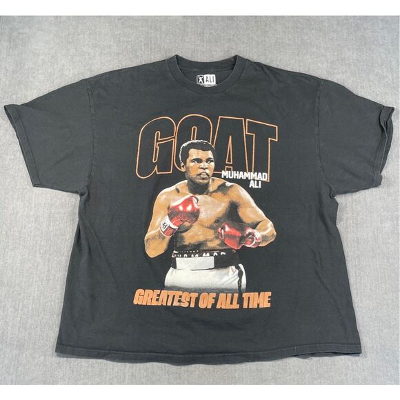 Muhammad Ali | Shirts | Muhammad Ali Tee Shirt Mens 3xl Black Goat ...